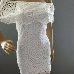 Material Girl | Dresses | Material Girl Off The Shoulders Back Cutout ...